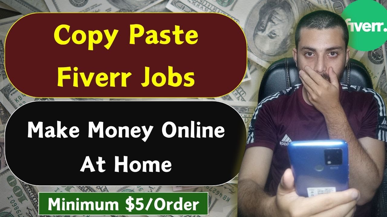 How To Make Money Online At Home 2024 | Copy Paste Fiverr Jobs 2024 ...
