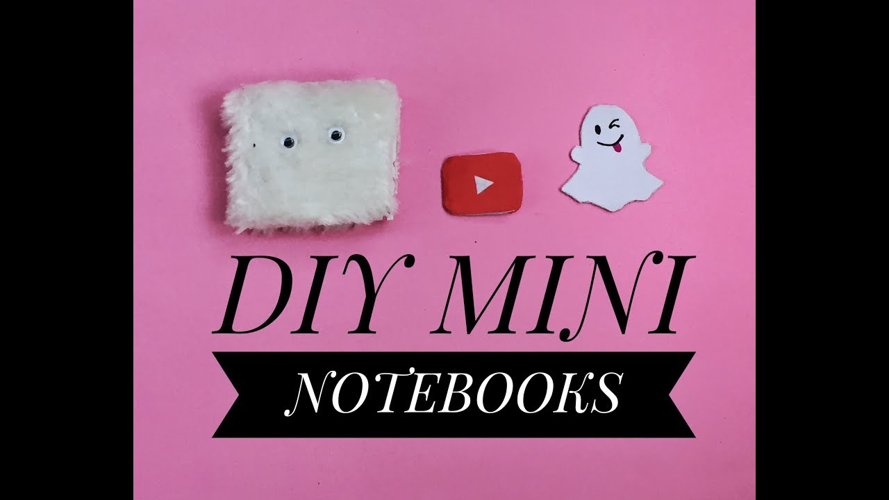 DIY MINI NOTEBOOKS-Three Easy & Cute Designs! - YouTube