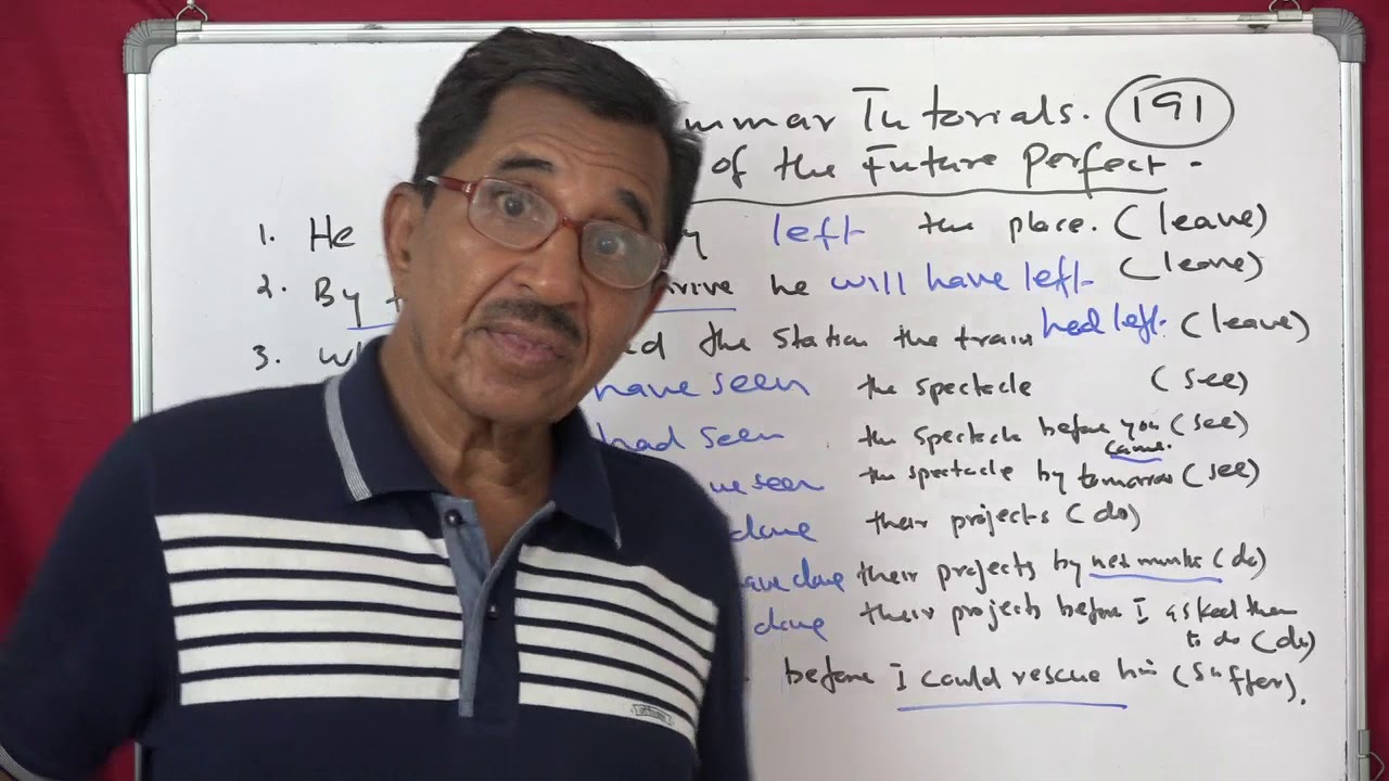 English Grammar Tutorials No. 191 ( 885 ) by Prof. Thomas Mathew. - YouTube