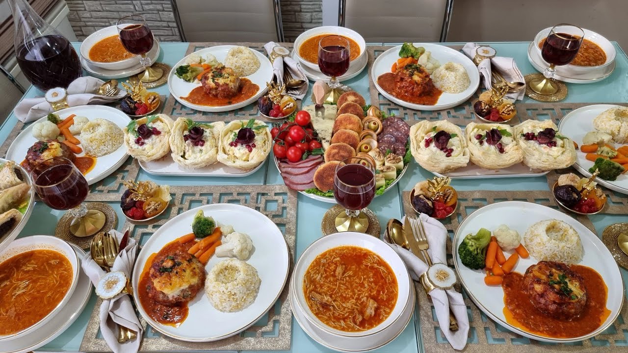 Meny Iftari - Pasha Qofte, Beyran Çorba, Sallatë Ruse, Kroketa nga ...