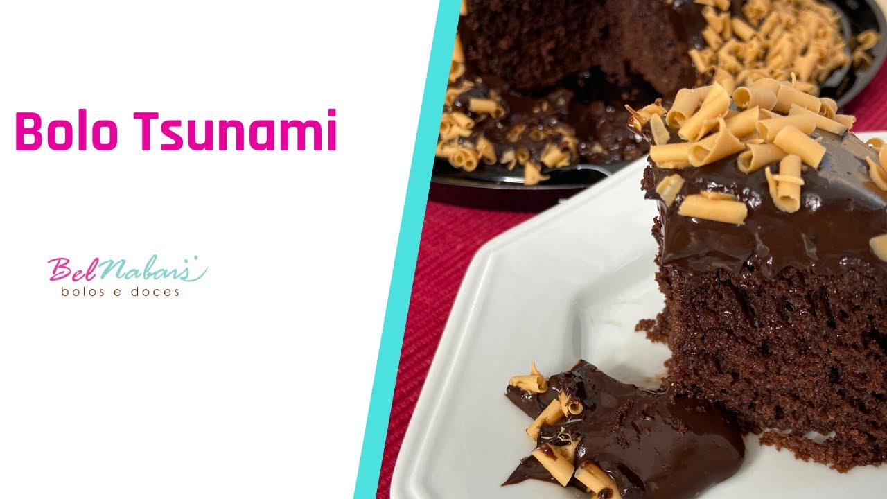 BOLO TSUNAMI | O BOLO TENDÊNCIA DO MOMENTO | RECEITAS DA BEL - YouTube