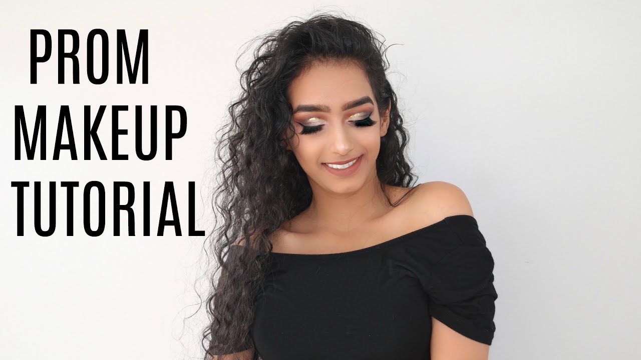 Easy Prom Makeup Tutorial - YouTube