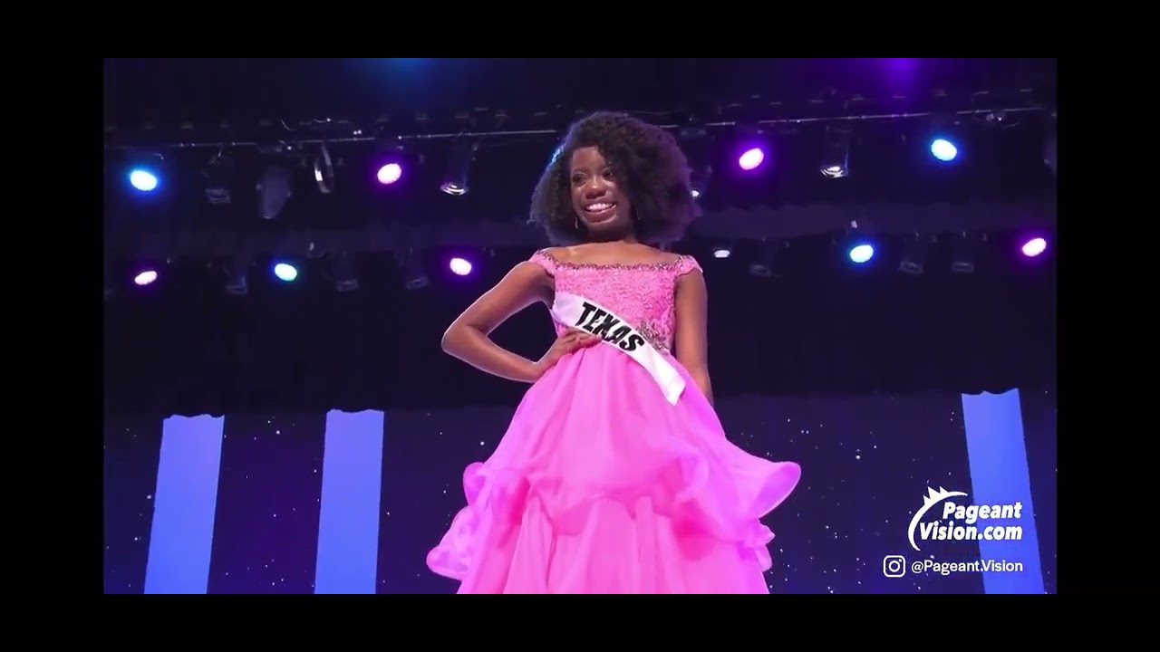 Miss Elementary America 2022 Jaksyn Brown- Gown - YouTube