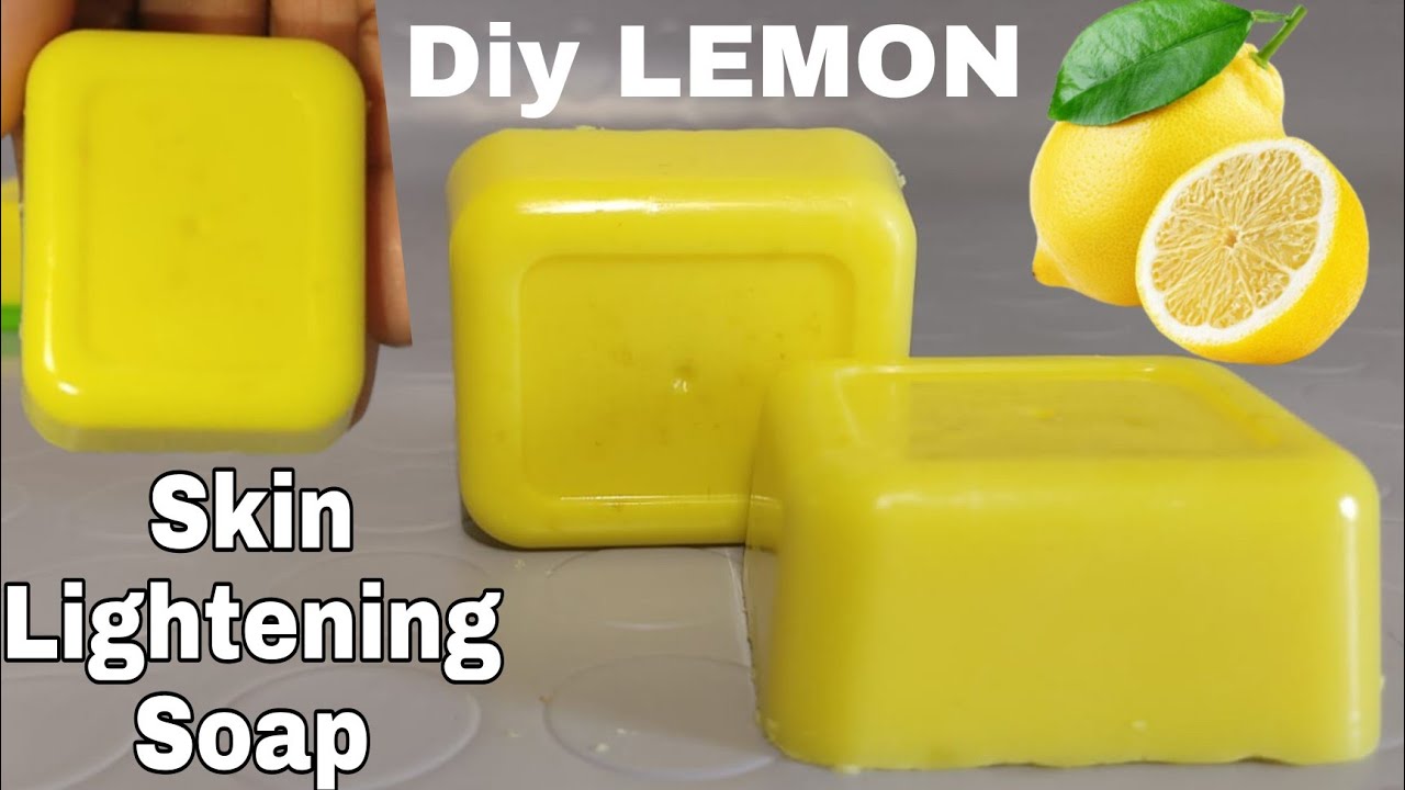 lemon peel soap to remove sunburn pigmentation ( skin lighting soap ...