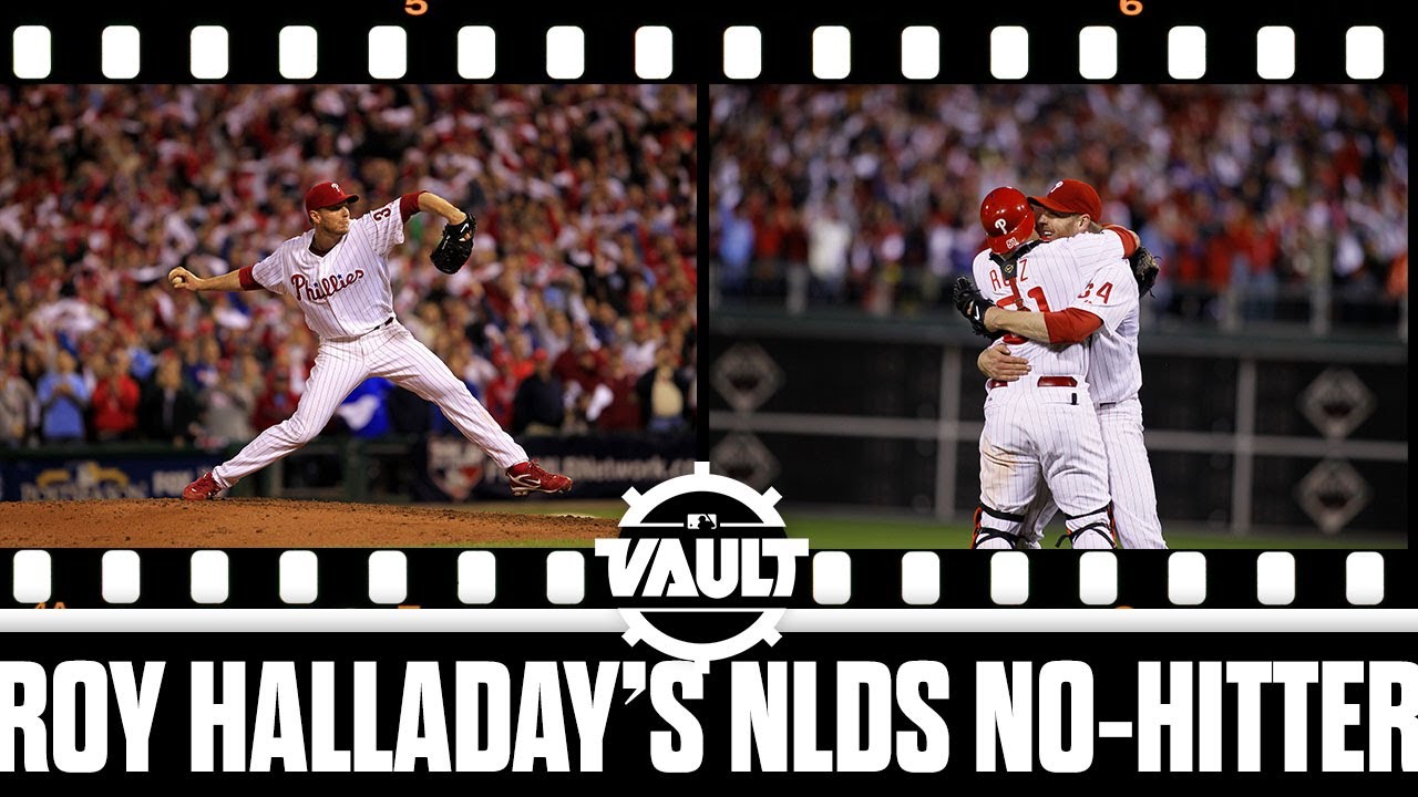 Roy Halladay becomes the 2nd pitcher EVER to throw a Postseason No ...