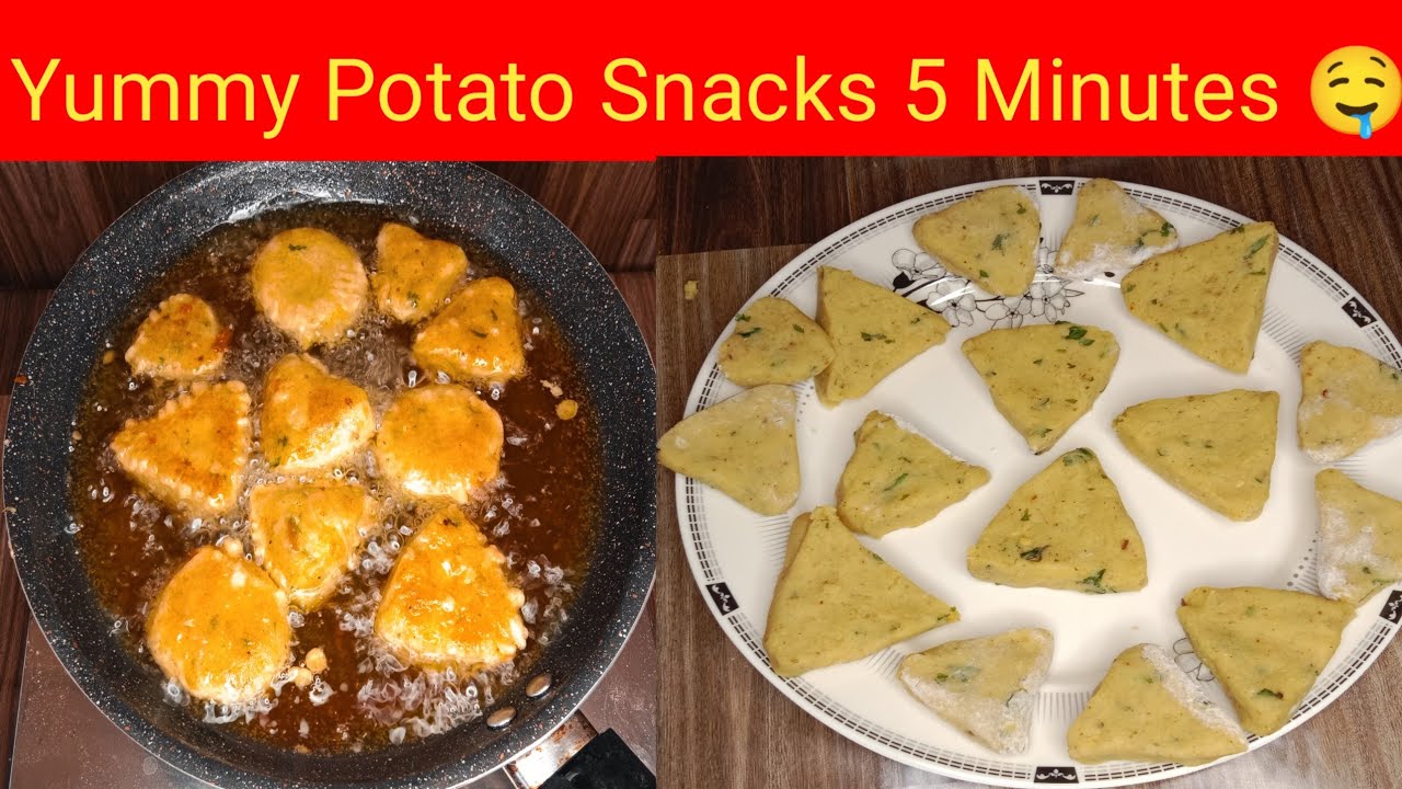 Potato Snacks Recipe || Teatime Snacks Recipe || Lunch Box Recipe ...