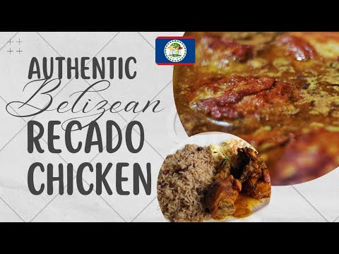 Authentic Belizean Recado Chicken - YouTube