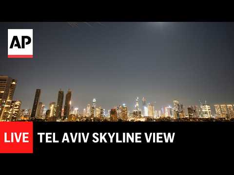 LIVE: Tel Aviv skyline as Iran war continues