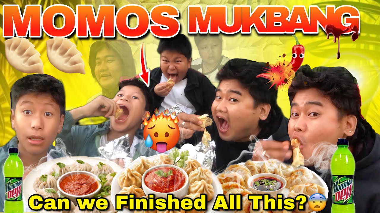 🥟🥟 Eating Chicken Momo with Spicy Nepali Achar🌶️ /STEAMED MOMO🥟🥟 ...