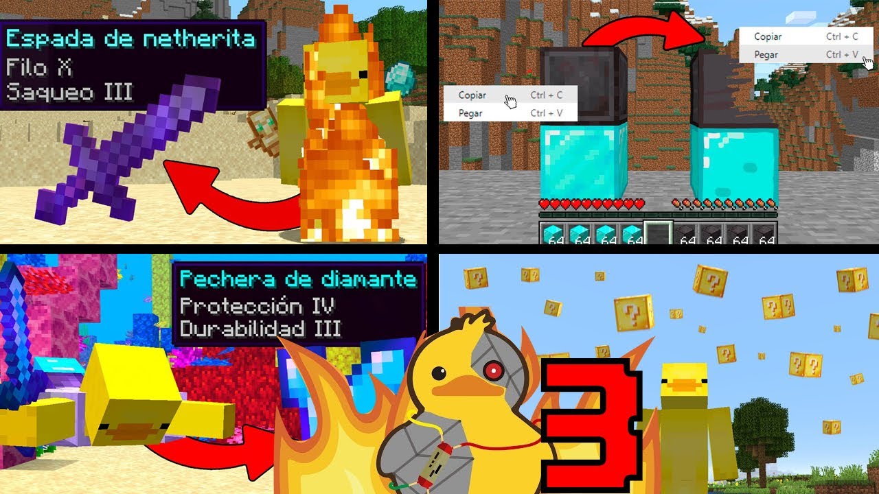 Mods Que Usa Pato Horneado Para Minecraft PE #3 Addons Descarga - YouTube