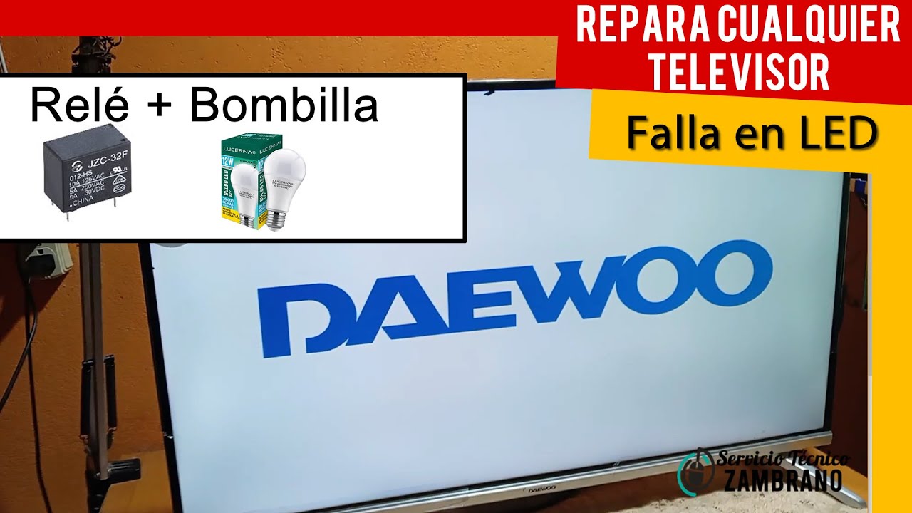 Tutorial: Ilumina tu TV Daewoo 32da23ss con focos led para una ...