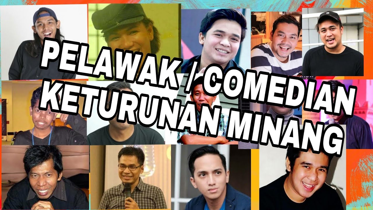 INILAH DERETAN PELAWAK / COMEDIAN NASIONAL keturunan MINANG - YouTube