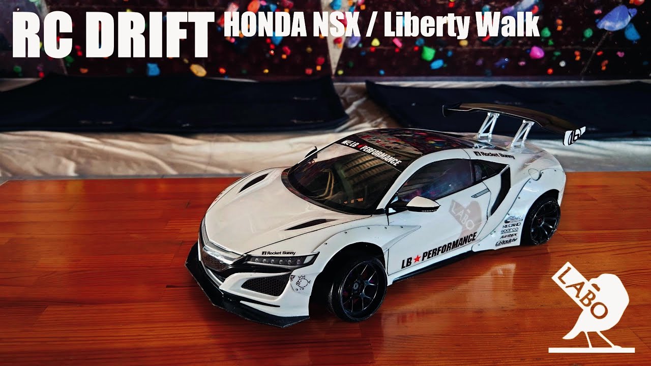 RC DRIFT / HONDA NSX / Liberty Walk / ドリラジ - YouTube