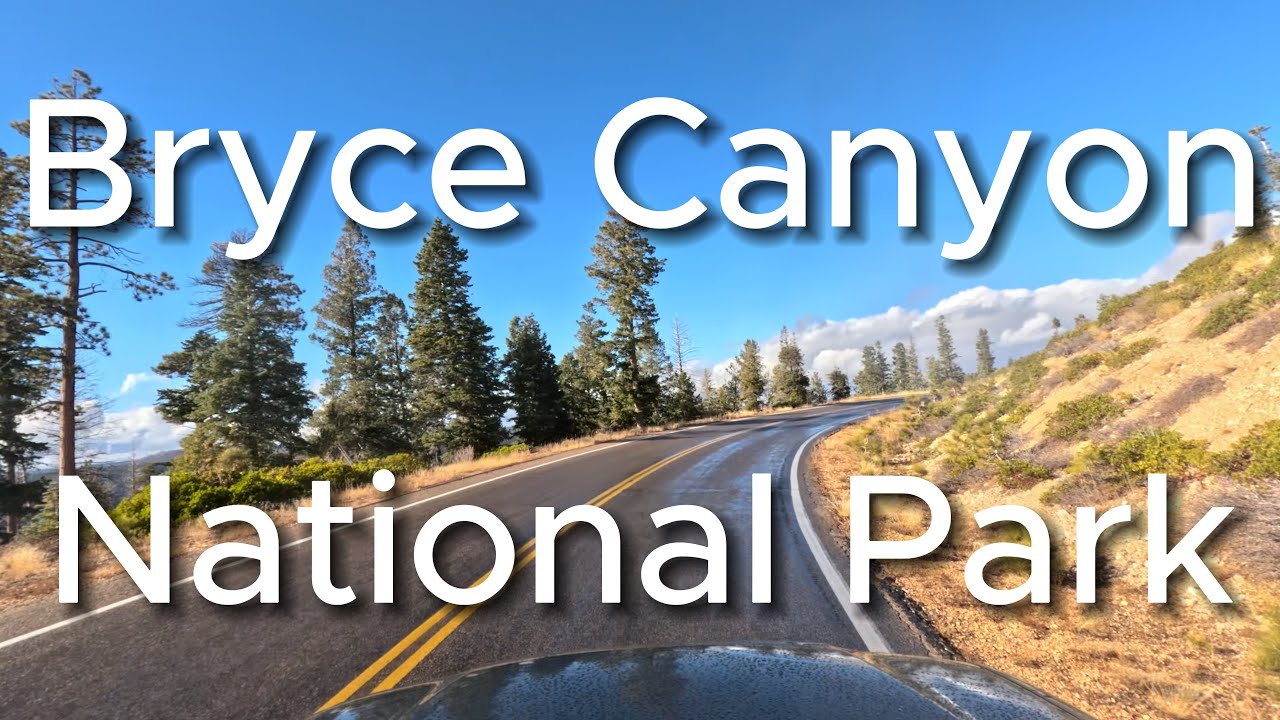 Bryce Canyon National Park in late November. 4K virtual dash cam - YouTube