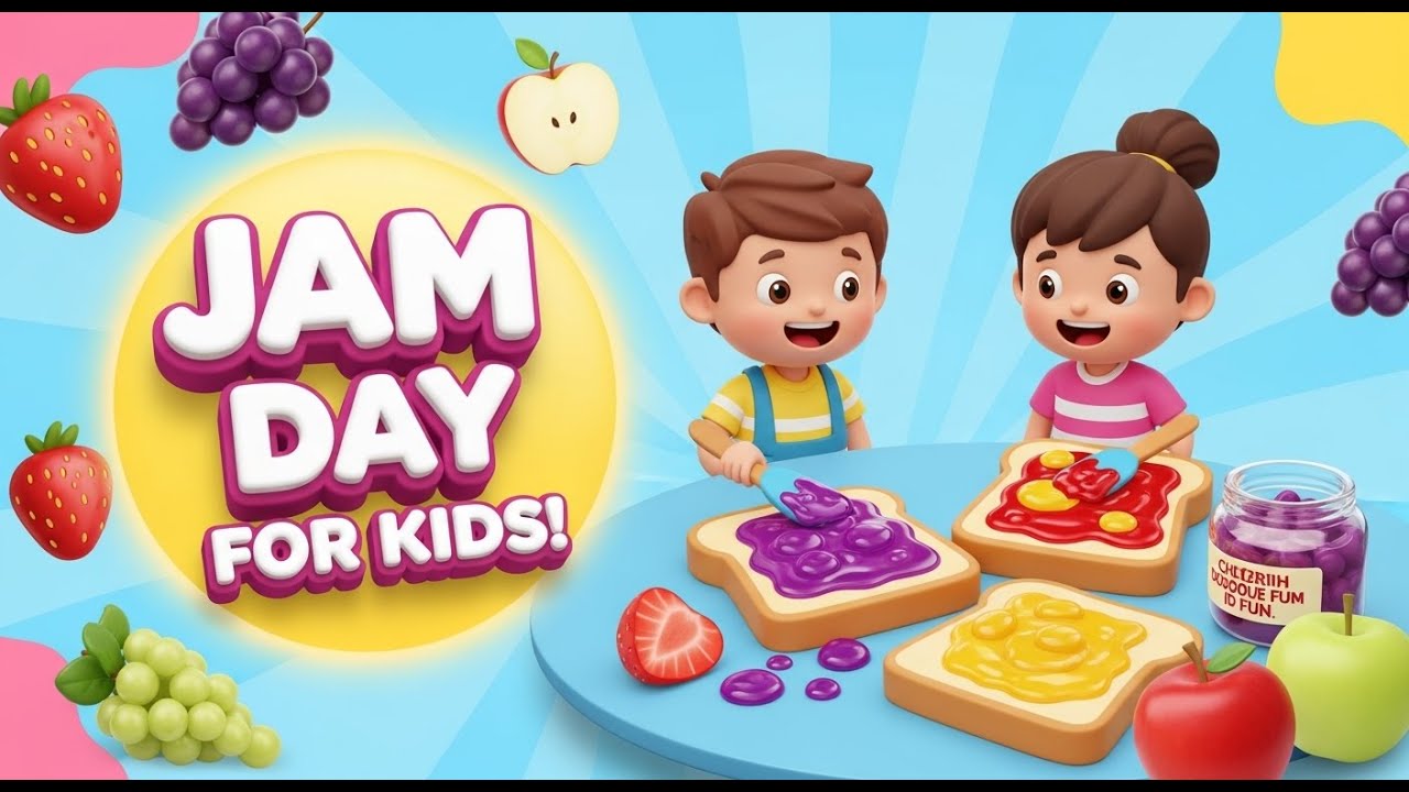 Jam Day for Kids | Fun Learning Song | KIDZHUB - YouTube