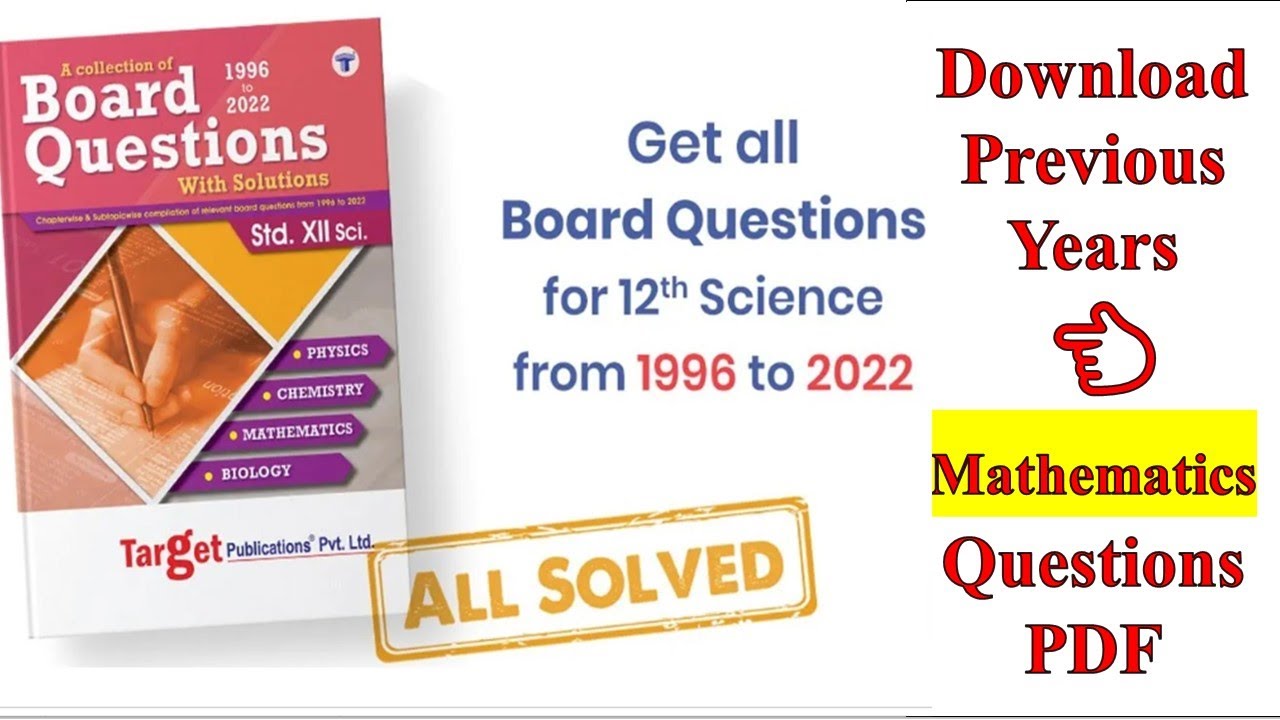 HSC Maths Chapter Wise Previous Years Board Question With Solutions HSC Maths Chapter Wise Previous Years Board Question With Solutions