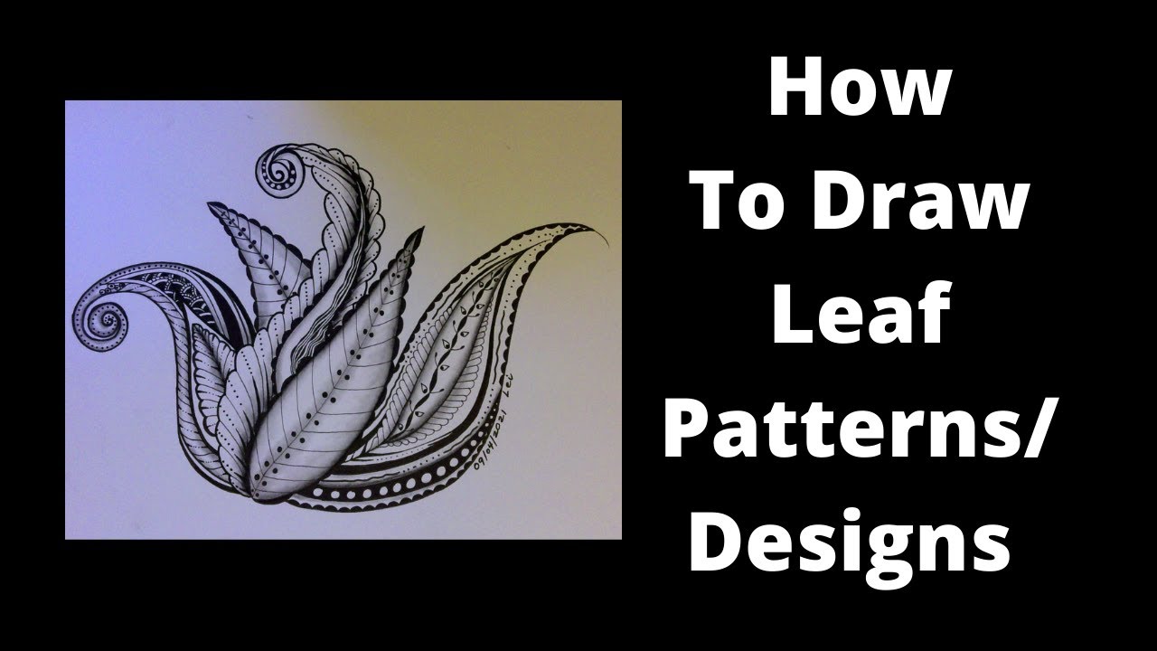 Leaf Patterns You Can Add To Your Zentangle Inspired Or Zen Doodle Art ...