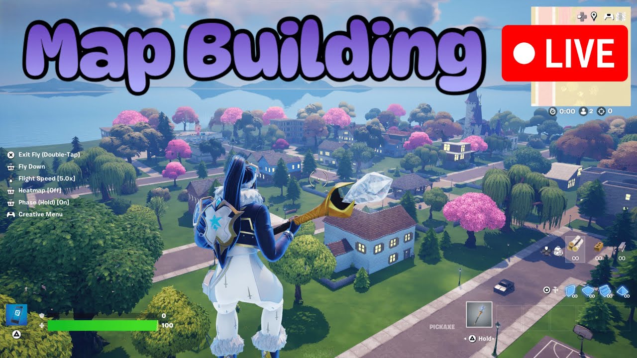 🔴Fortnite: Creative Map Building - YouTube