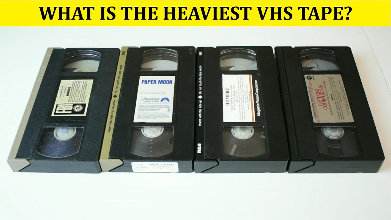 What was the heaviest VHS tape ever released? - YouTube