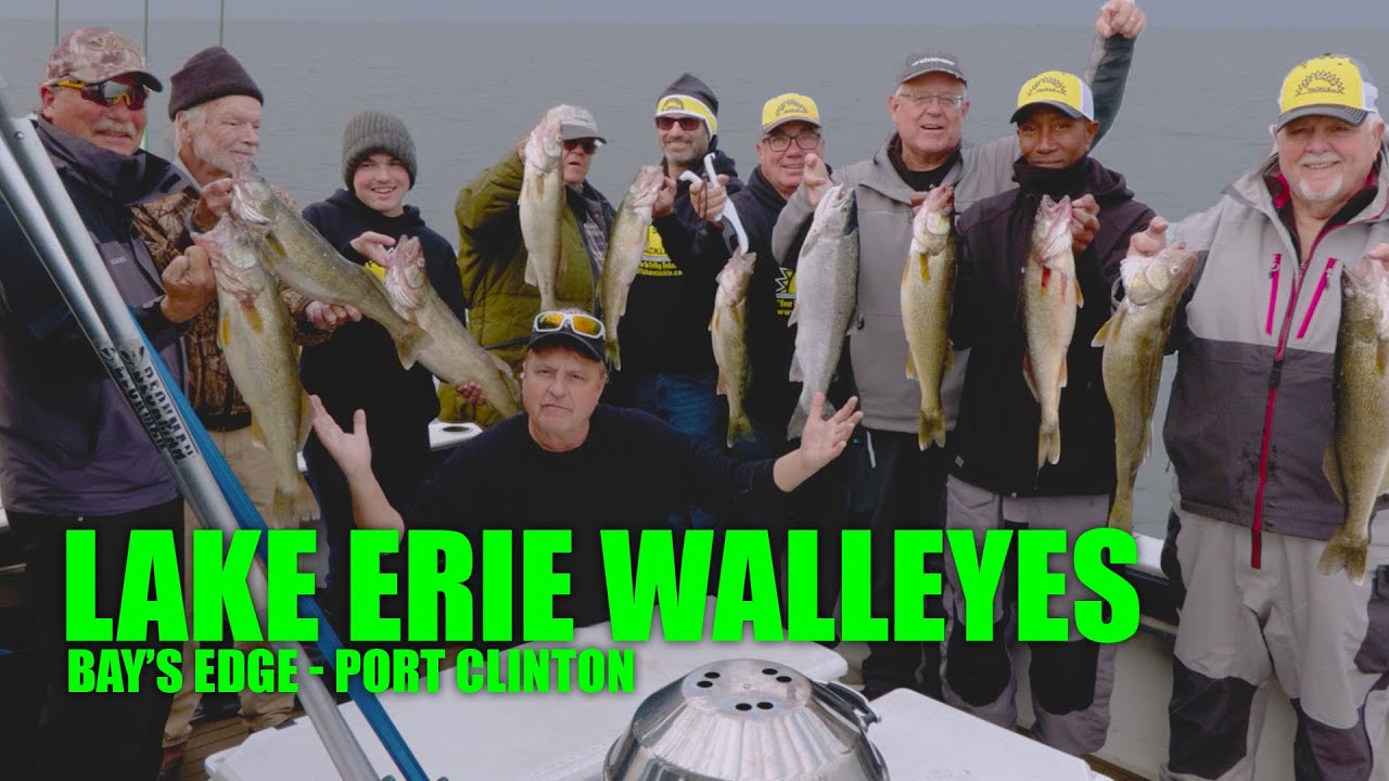 Epic Lake Erie Walleye Fishing Adventure with Off Shore Tackle & Mark 1 ...