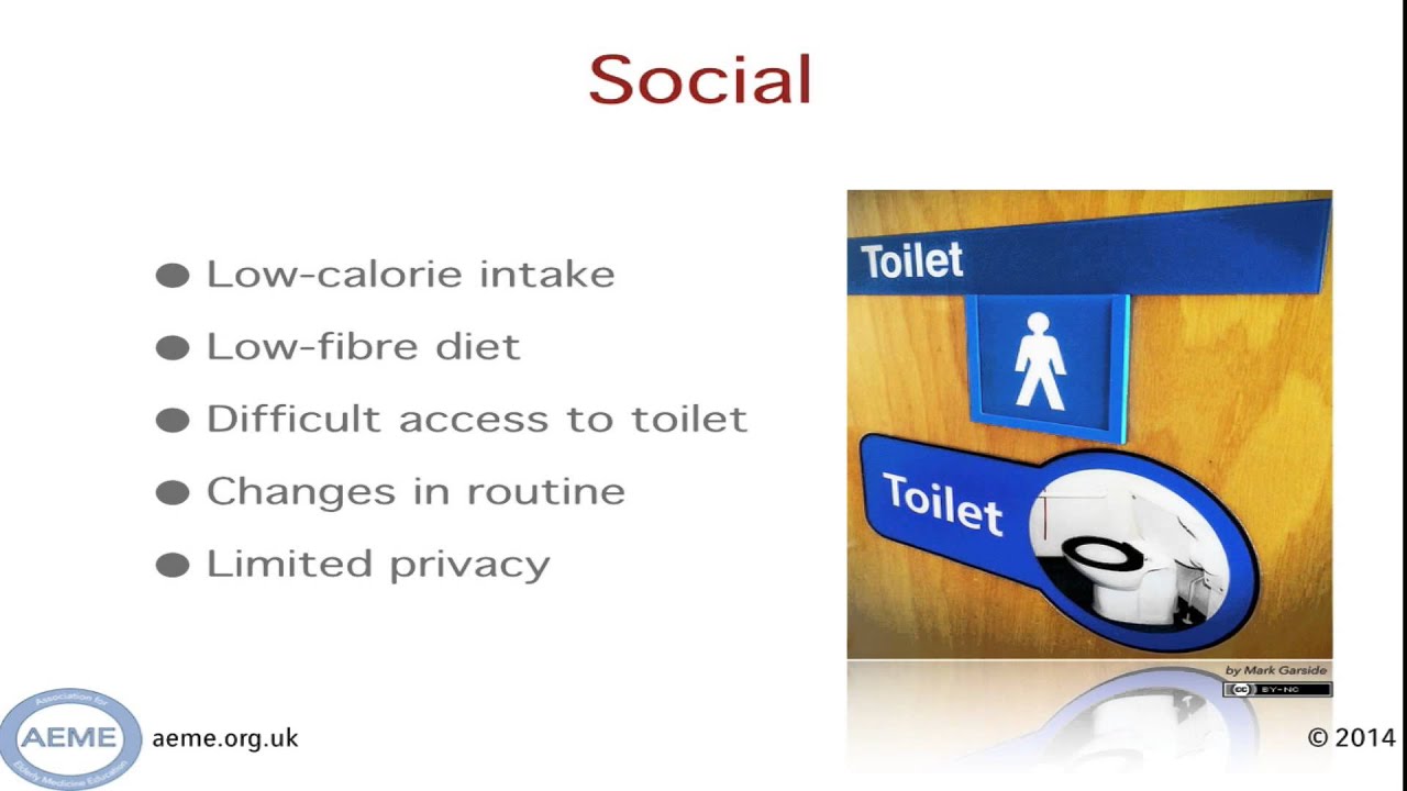 Constipation - Easing the strain - YouTube