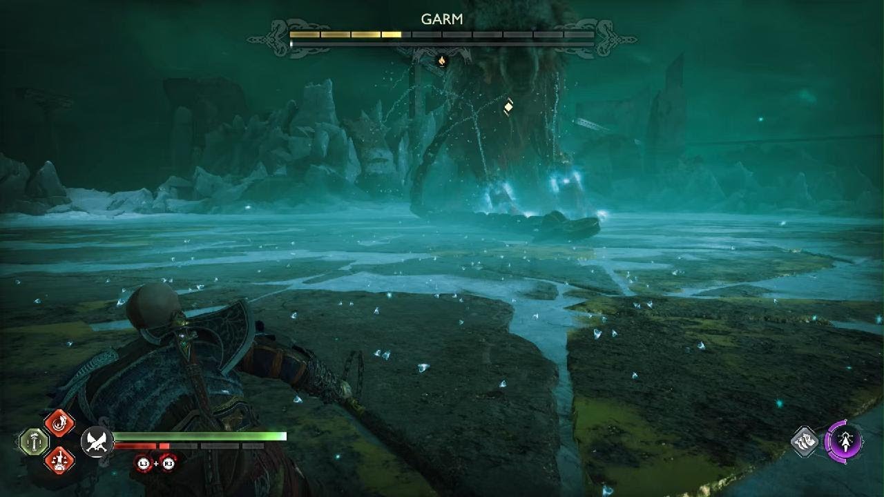 GoW Ragnarök - Cool fight against Garm - Give Me GoW - YouTube