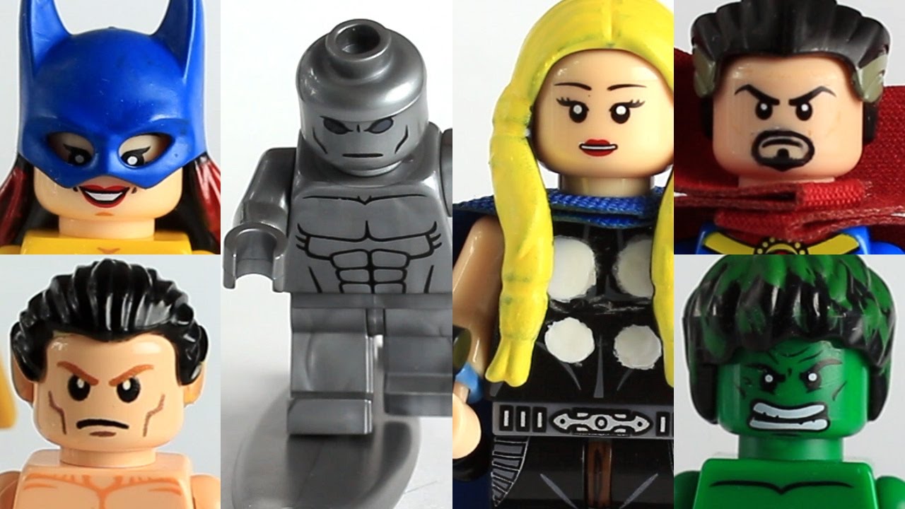 Lego Marvel defenders Customs: MOC comic book team showcase - YouTube