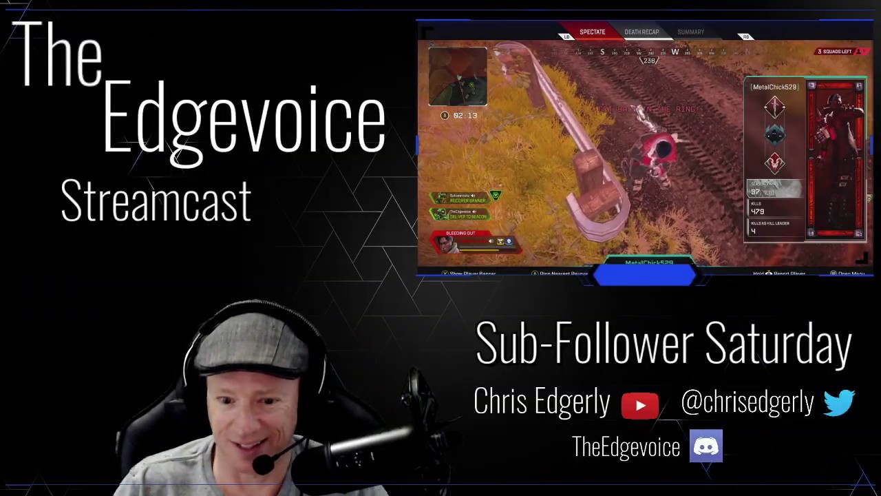 CHRIS EDGERLY, VOICE OF PATHFINDER: Plays with Stream Subs and ...