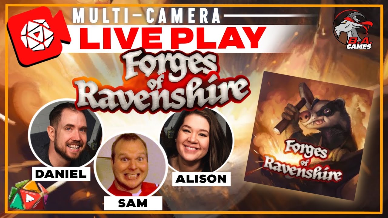 Forges of Ravenshire Playthrough LIVE with Designer Sam Stockton - YouTube