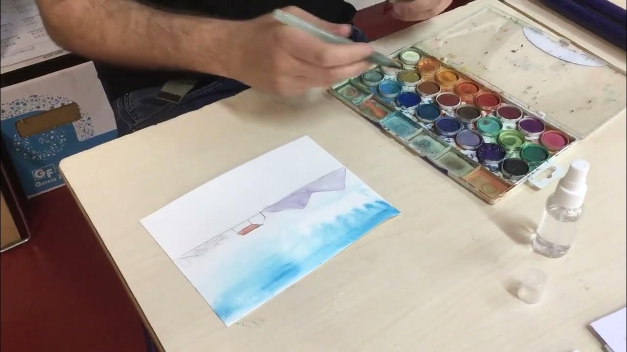 Watercolour Landscape With Reflections For 4rd Graders Part 2 YouTube watercolour-landscape-with-reflections-for-4rd-graders-part-2-youtube