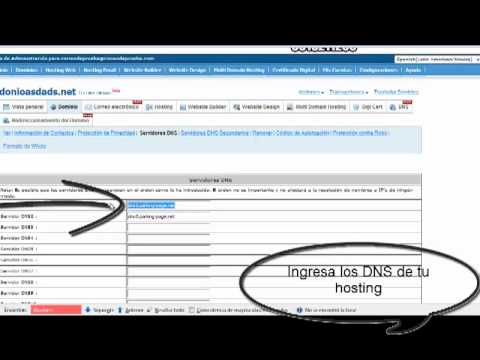 Como puedo cambiar los DNS de mi dominio ? - YouTube