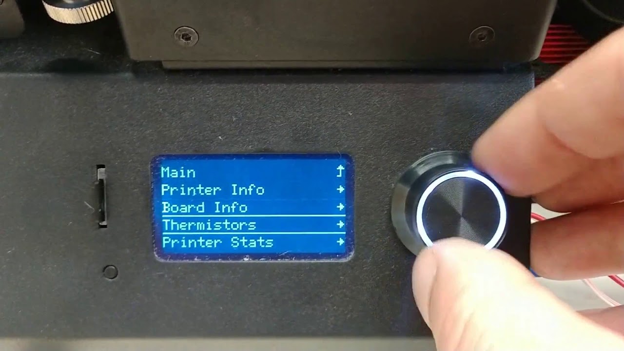 Marlin 2.0.x on PowerSpec or Wanhao i3 mini LCD contrast fixed - YouTube