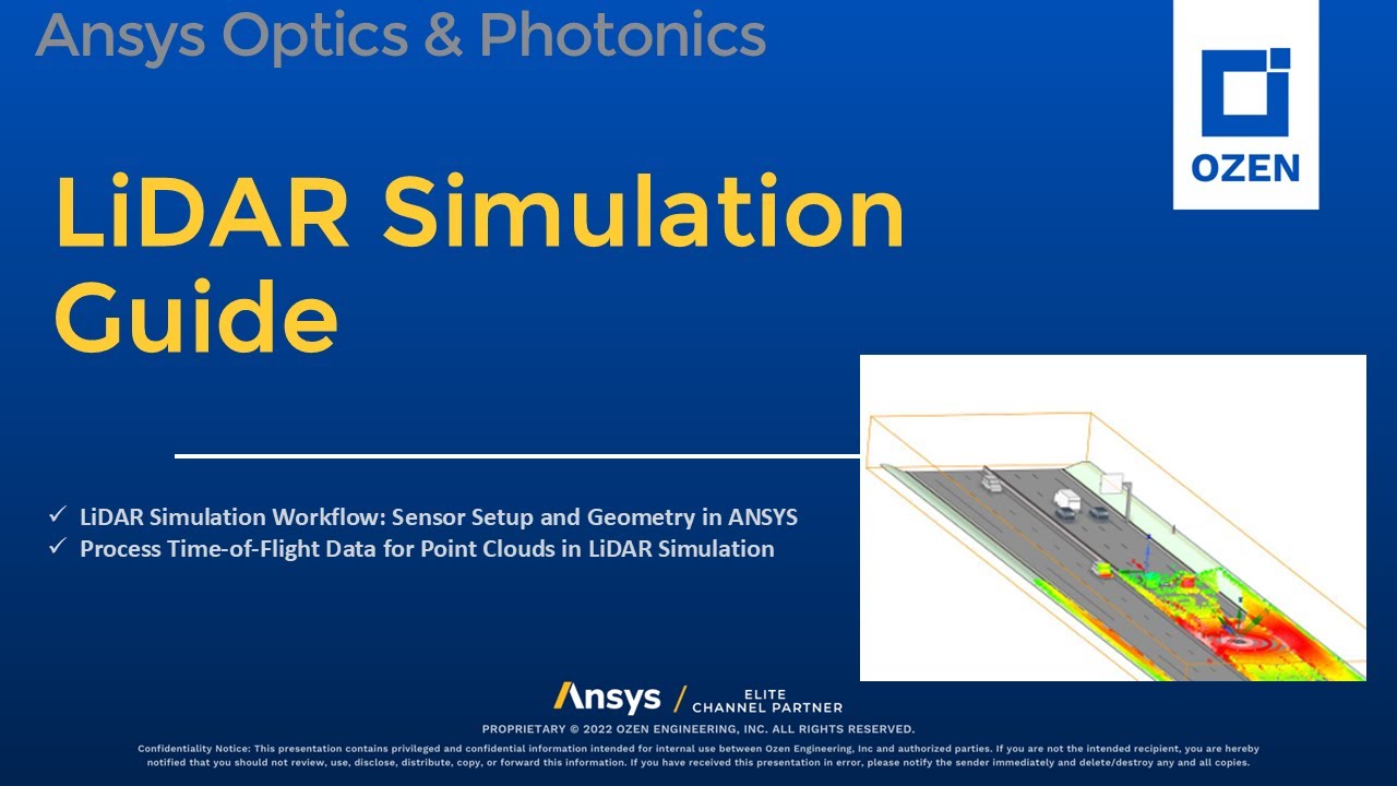 LiDAR Simulation Guide: Using ANSYS SPEOS for Best Results - YouTube