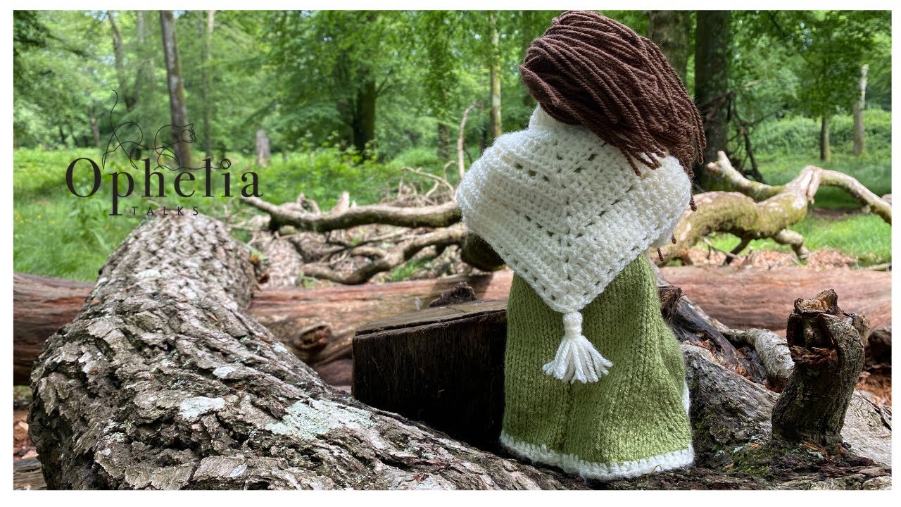 HOW TO CROCHET A MINIATURE SHAWL / Amigurumi Shawl Tutorial / Ophelia ...