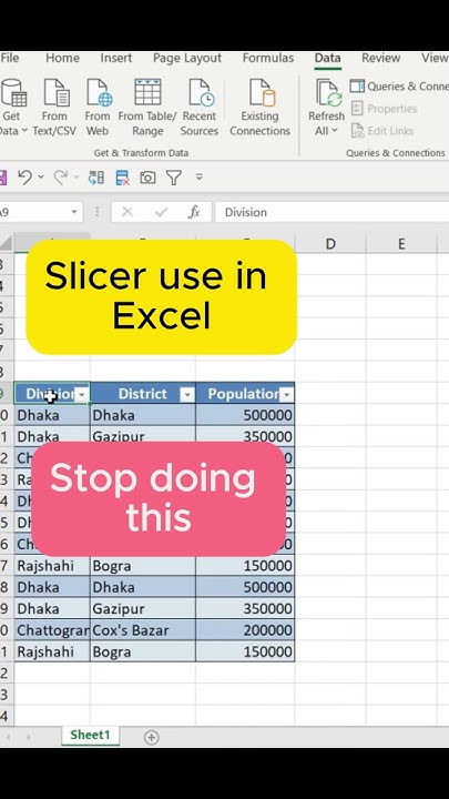 How to use slicer in Excel #excel #slicer #excelshorts #exceltips #exceltricks #exceltutorial ...