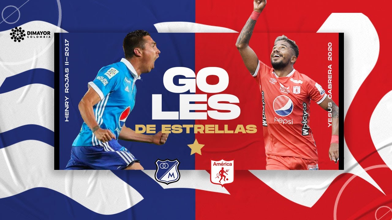 Goles de estrellas: Henry Rojas - Millonarios F.C. y Yesus Cabrera ...