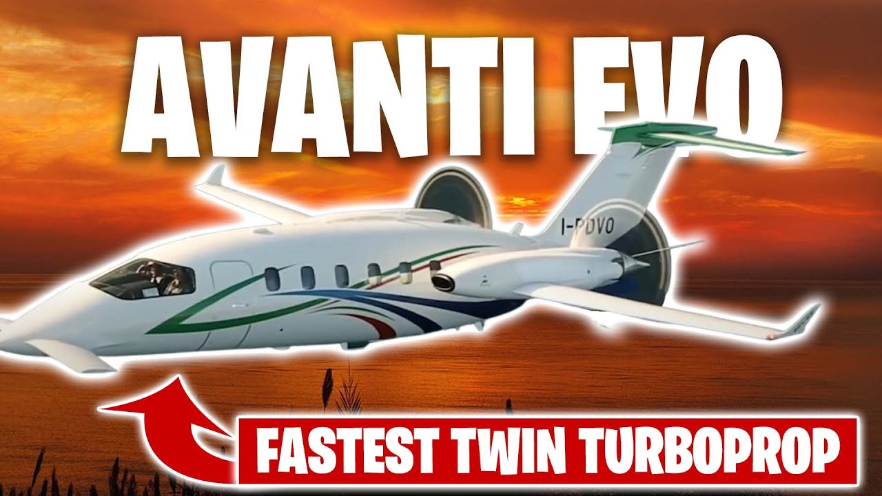 Inside $7.7 Million Piaggio P180 Avanti Evo | The Fastest Twin ...