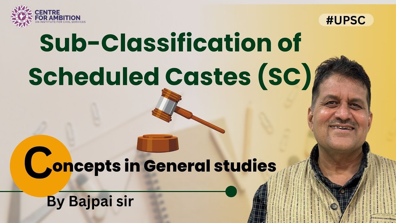 Sub Classification of SC ( Schedule cast #ias | #PCS | #upsc | #gs | # ...