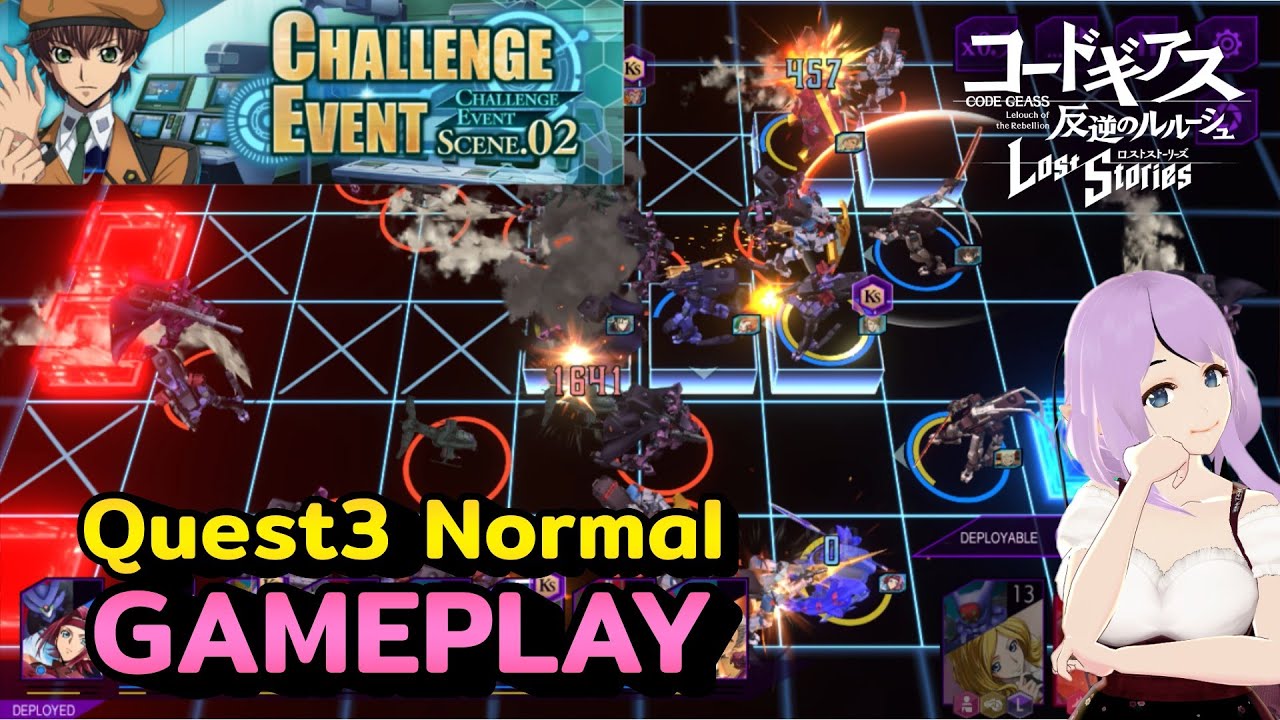 Code Geass: Lost Stories | Gameplay | Challenge Event Secen2 | Quest3 Normal 😱(No Commentary ...