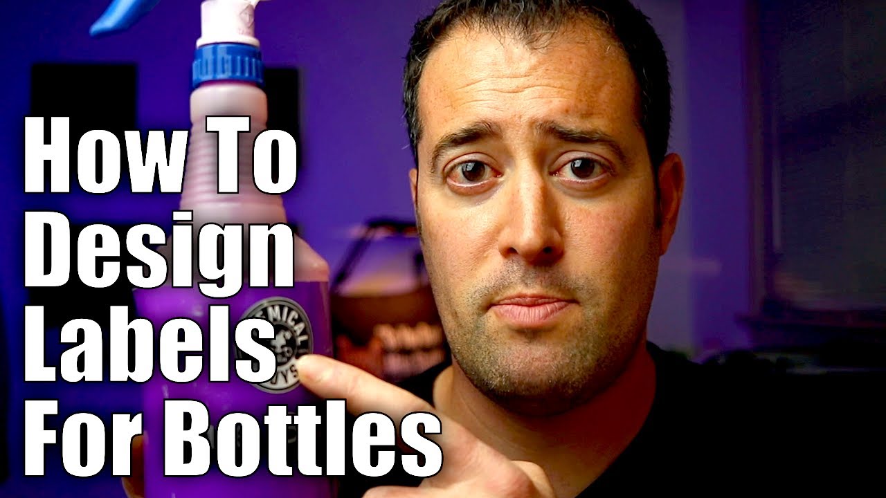 Design Your Own Bottle Labels for Detailing Products! #Autodetailing # ...