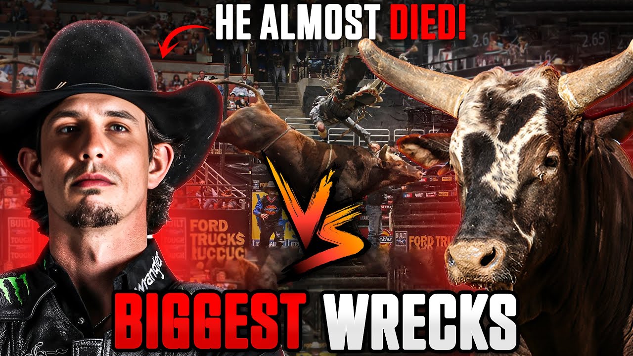 The BIGGEST Wrecks In Bull Riding History - YouTube