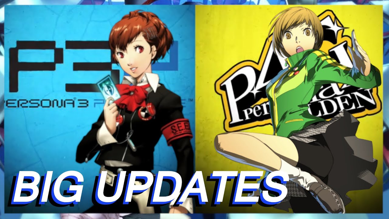 Persona 3 Portable & Persona 4 Golden Ports UPDATES (Quick Save Feature ...
