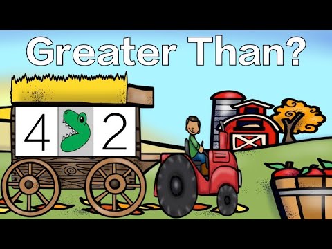Up to Five: Fall Greater Than, Less Than, Equal to (Autumn) - YouTube