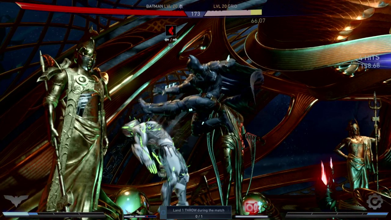 Injustice 2 -Batman vs Grid - YouTube