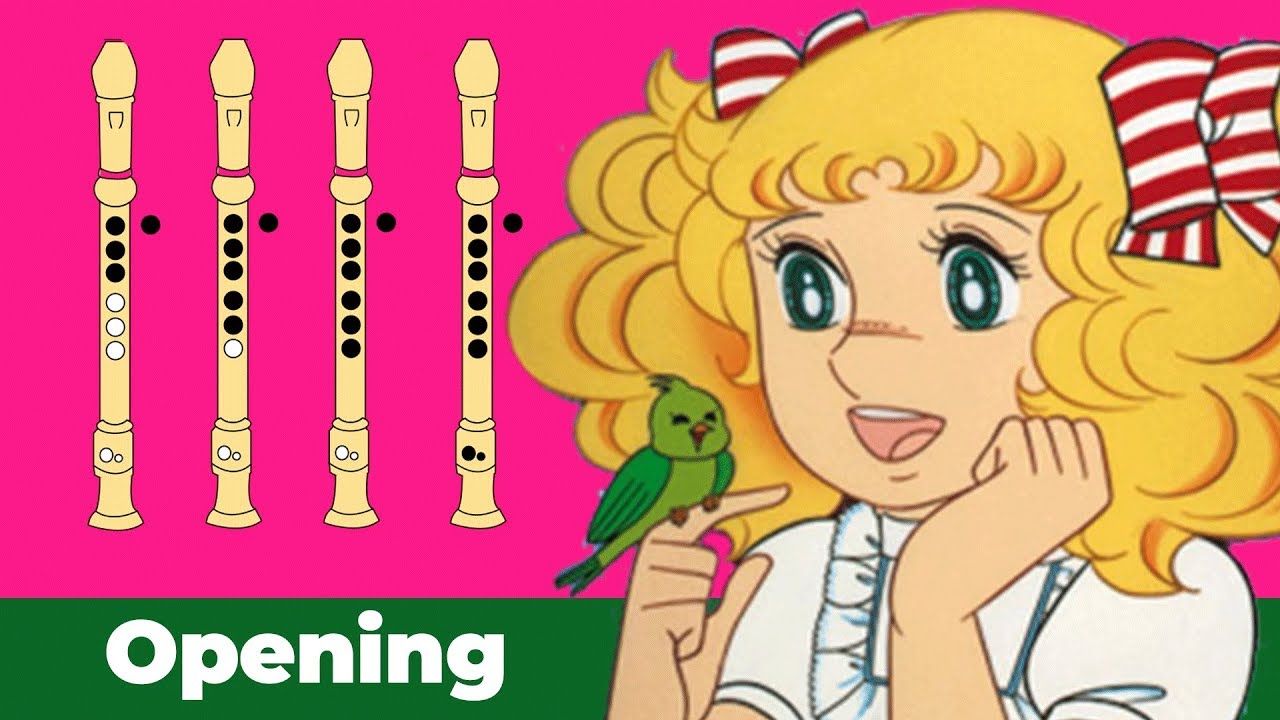 Candy Candy en Flauta Dulce - Con NOTAS Animadas Faciles y EXPLICADAS ...