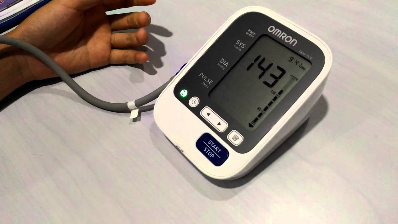 Omron HEM 7130 Blood Pressure Monitor - YouTube