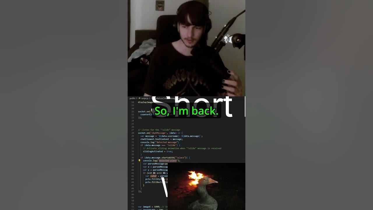 F To That Duck Programming Javascript Streamer Coding Twitch 9933