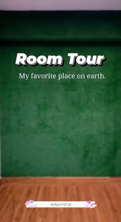 My favourite place on earth my room 😍 - YouTube