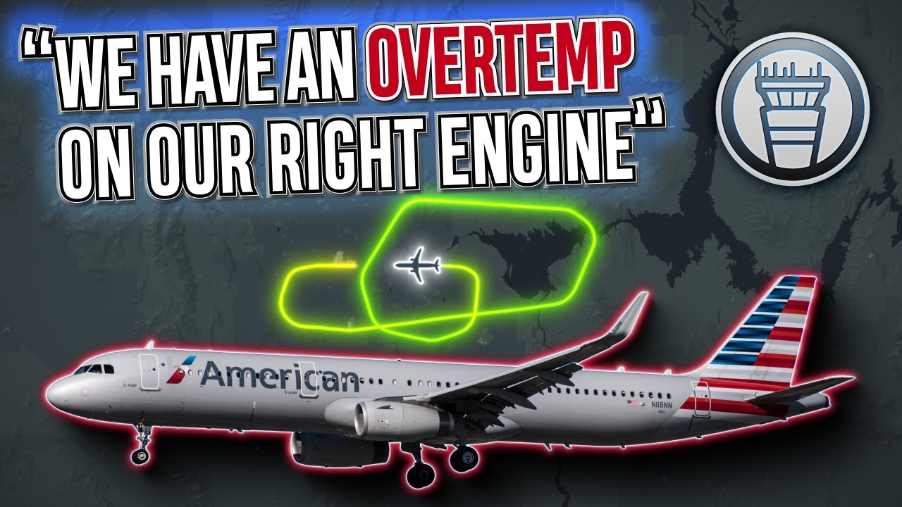 ENGINE SHUTDOWN! American A321 Makes Emergency Landing in Vegas After ...