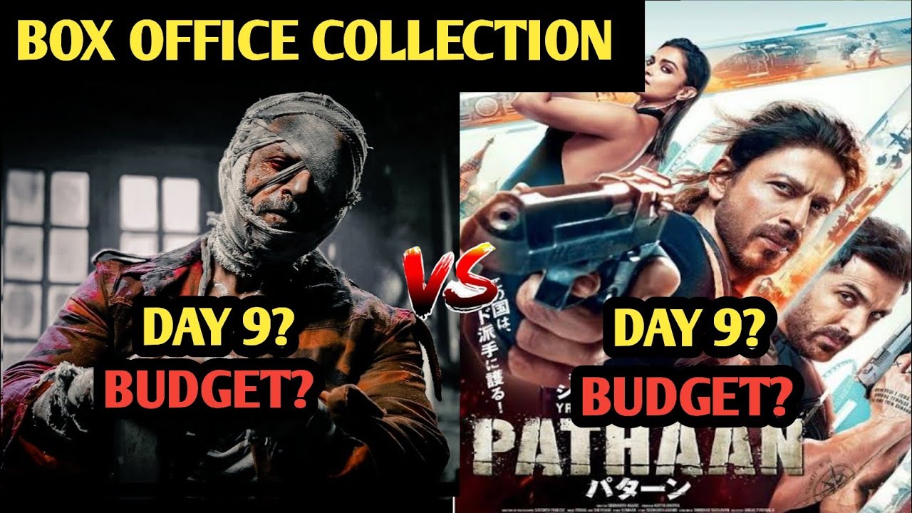 jawan day 9 vs pathan box office collection & budget‎ - YouTube